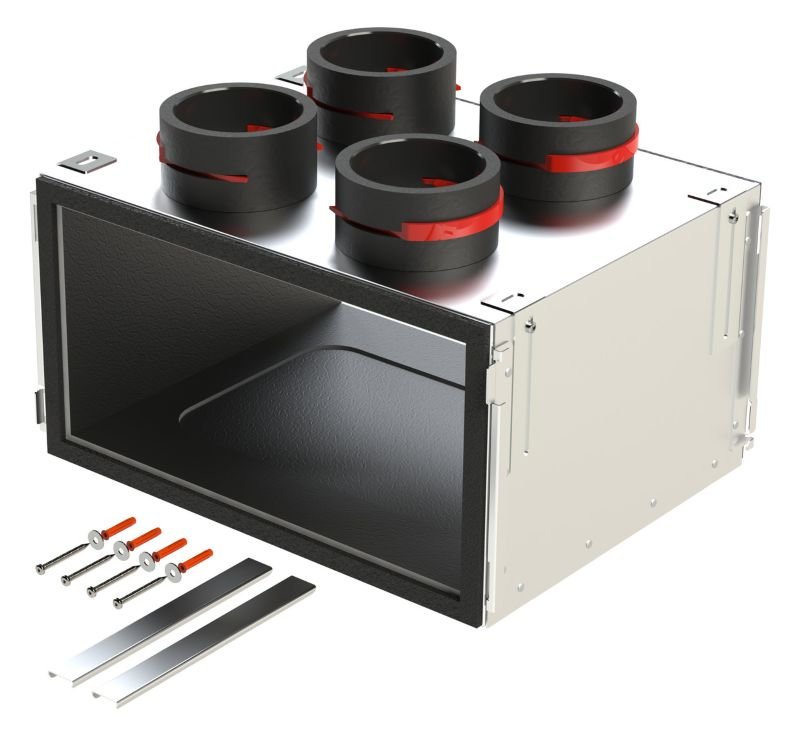 Zehnder ComfoWell Therm Anschlussmodul 420, 4 x DN 90